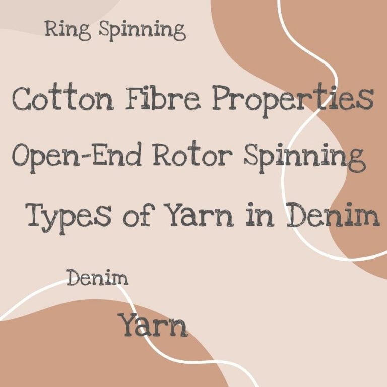 Types of Yarn Used in Denim