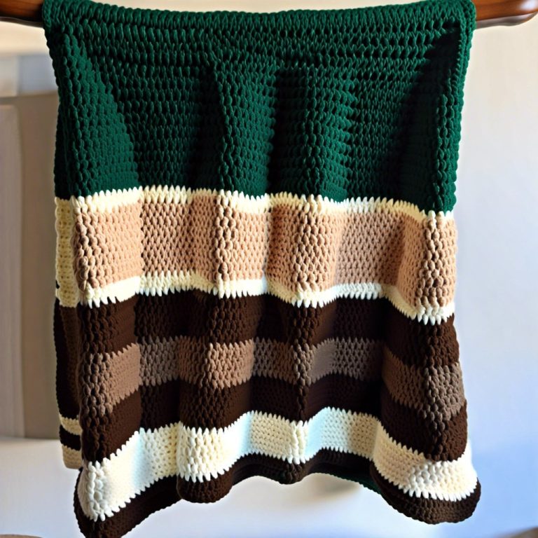 20 Eye-Popping 3 Color Crochet Blanket Ideas