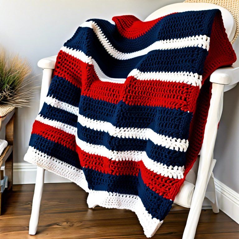 20 Eye-Popping 3 Color Crochet Blanket Ideas